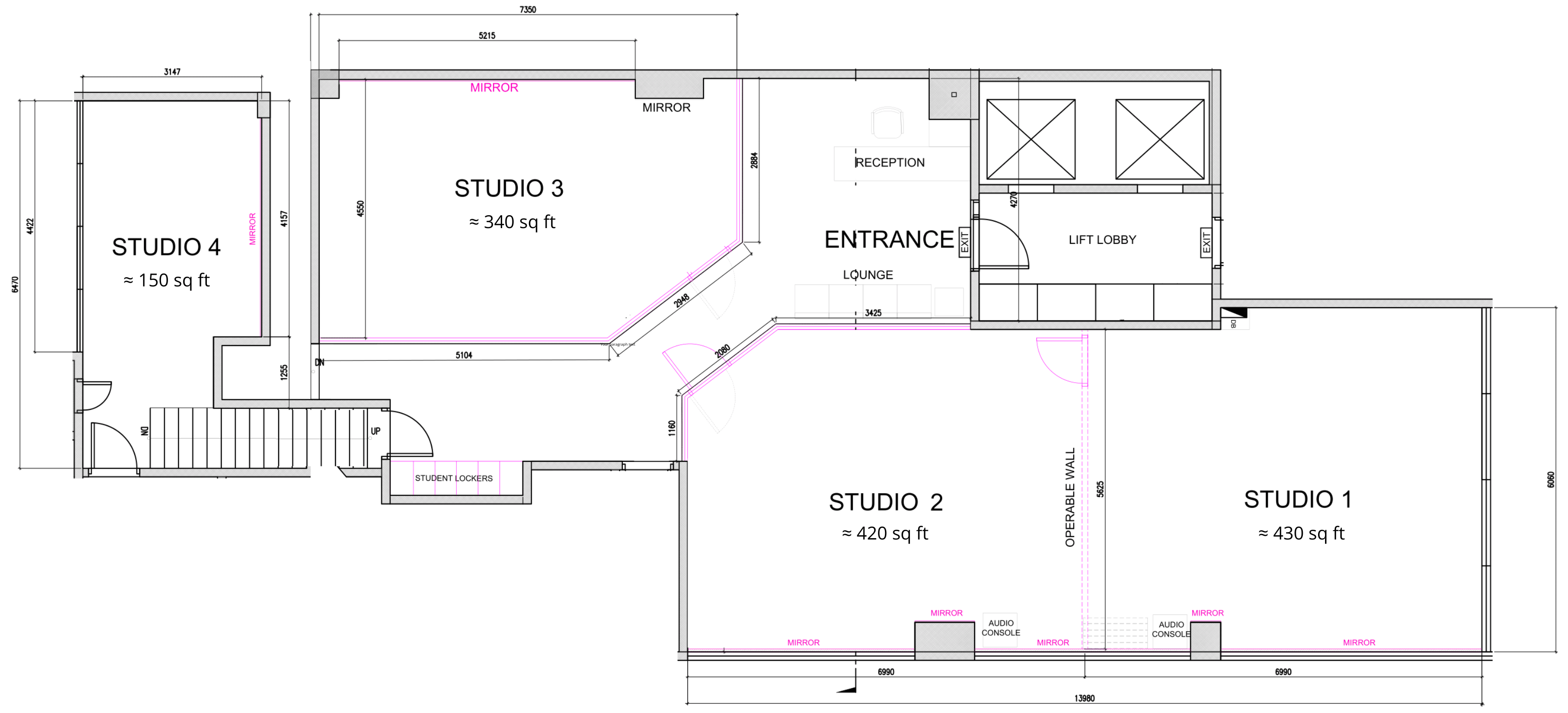 Dance Studio Floor Plan Just Came With The Floor Plan For My Dream